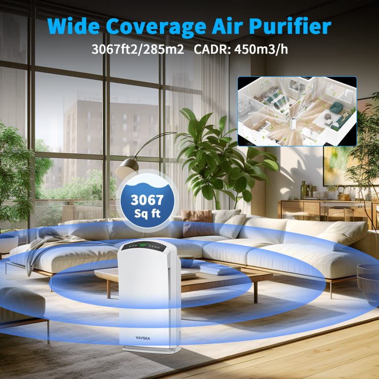 VAVSEA Air Purifier, HEPA Air Filter for Home Large Room up to 3067 Sq ...